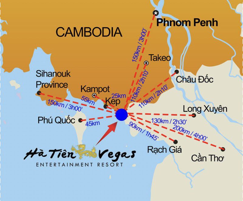 Location - Ha Tien Vegas